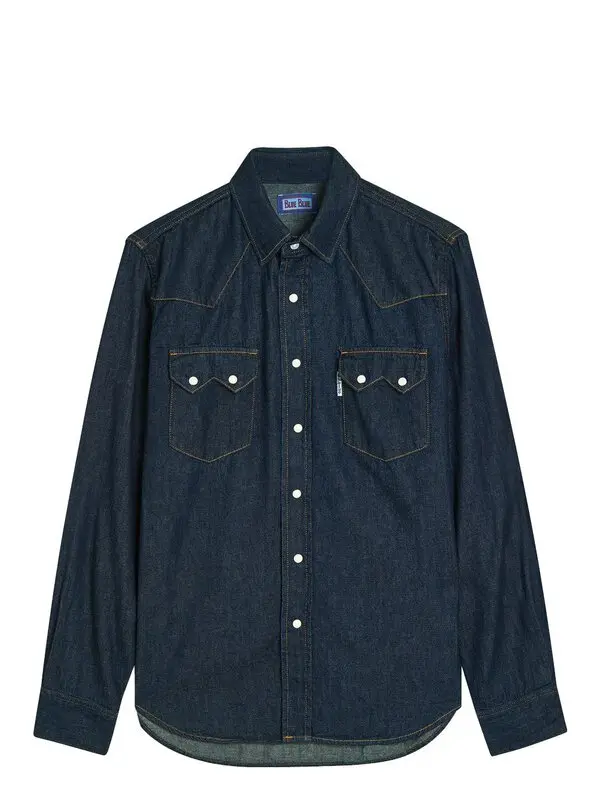 BLUE BLUE Denim Shirt - Navy