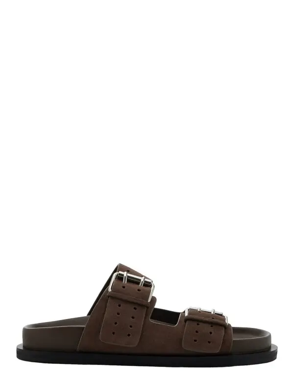 A.emery Leon Suede Sandals - Brown