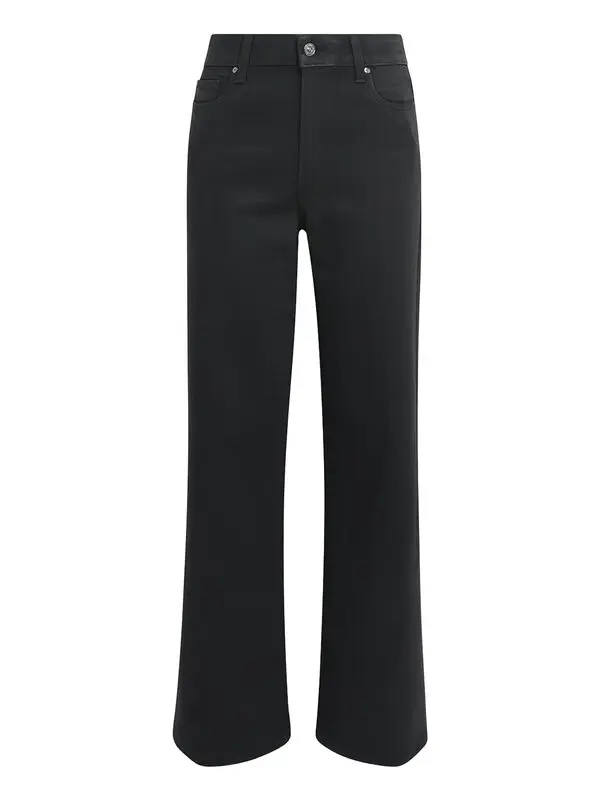 Paige Anessa Wide-leg Jeans - Black