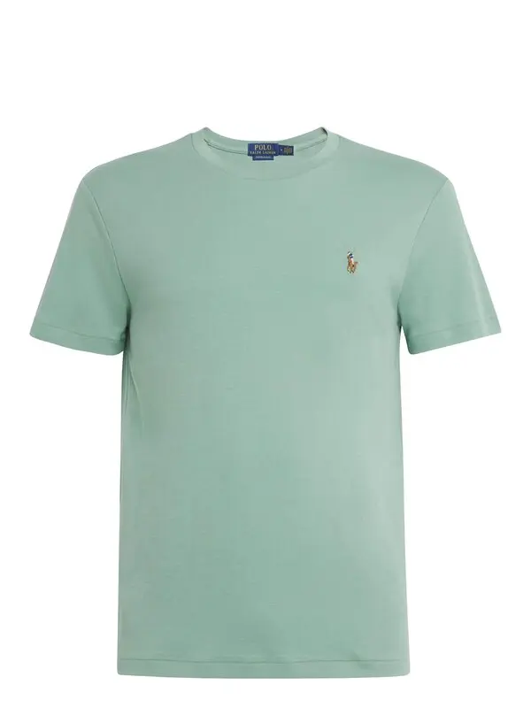 Polo Ralph Lauren Pima Cotton Polo Pony T-shirt - Green