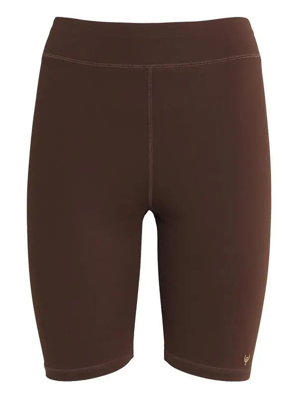 Y.O.U Logo Spa Shorts - Brown