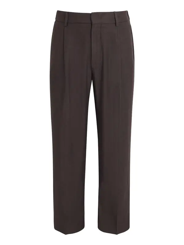 Nn07 Kay Wide Leg Trousers - Brown