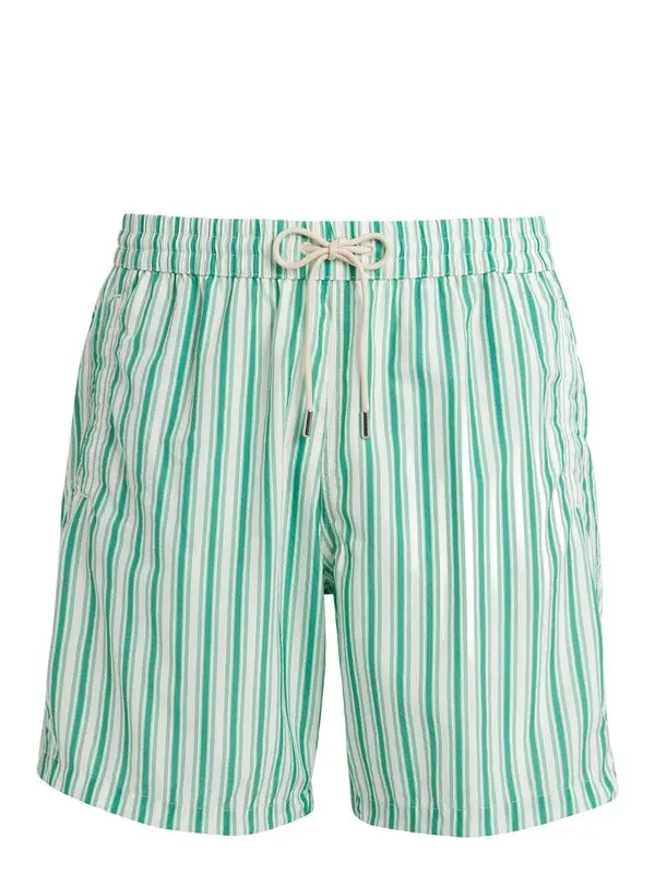 Jacob Cohen Stripe Swim Shorts - Green