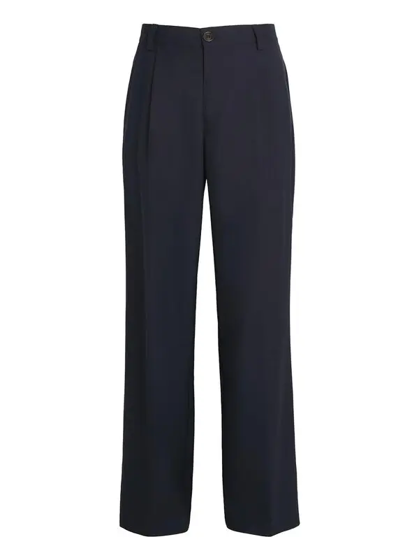 Oliver Spencer Orsman Wide-leg Trousers - Navy