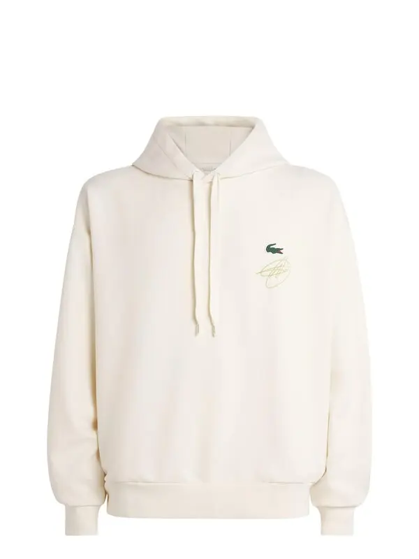 Lacoste X Novak Djokovic Heritage Hoodie - Ivory