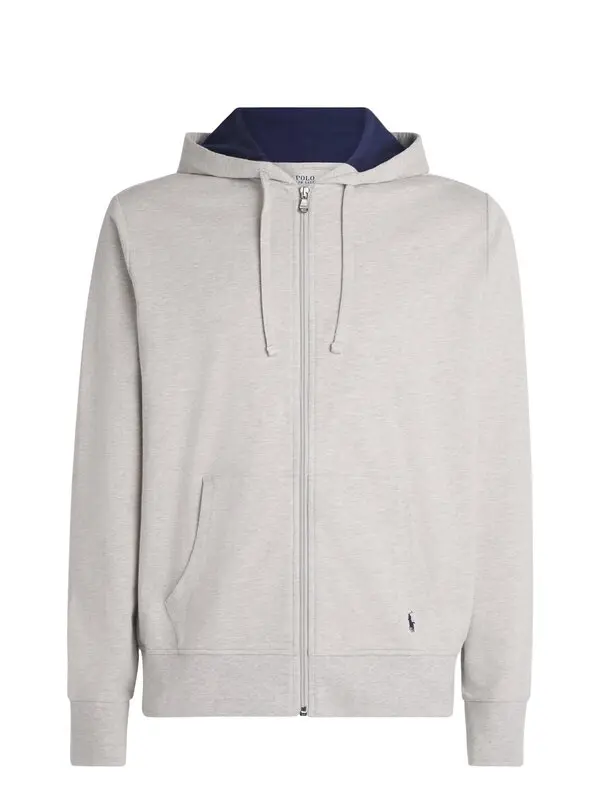 Polo Ralph Lauren Lounge Zip-up Hoodie - Grey