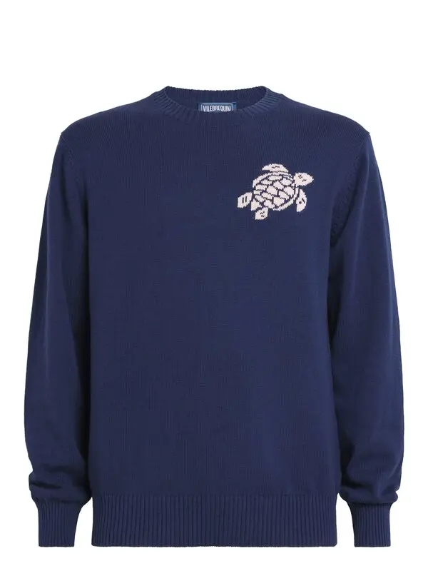 Vilebrequin Cotton-cashmere Rayol Sweater - Navy