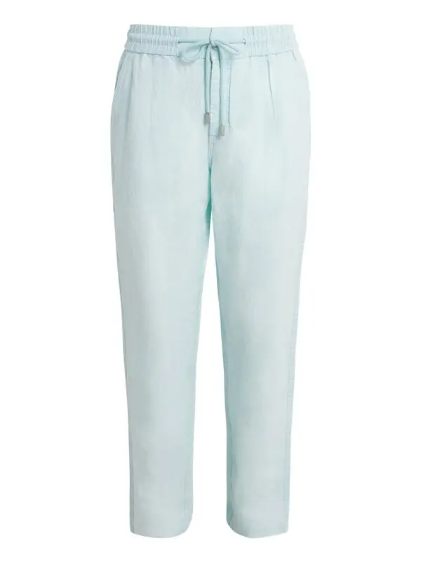 Vilebrequin Linen Drawstring Parc Trousers - Blue