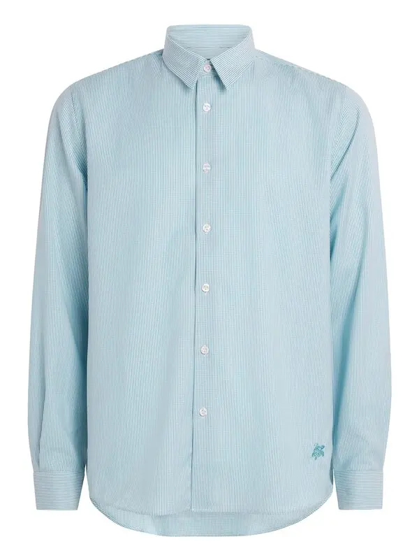 Vilebrequin Wool-blend Rayures Shirt - Blue