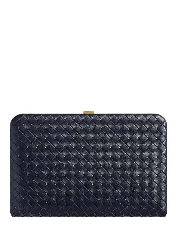 Bottega Veneta Mezzanotte Clutch - Midnight