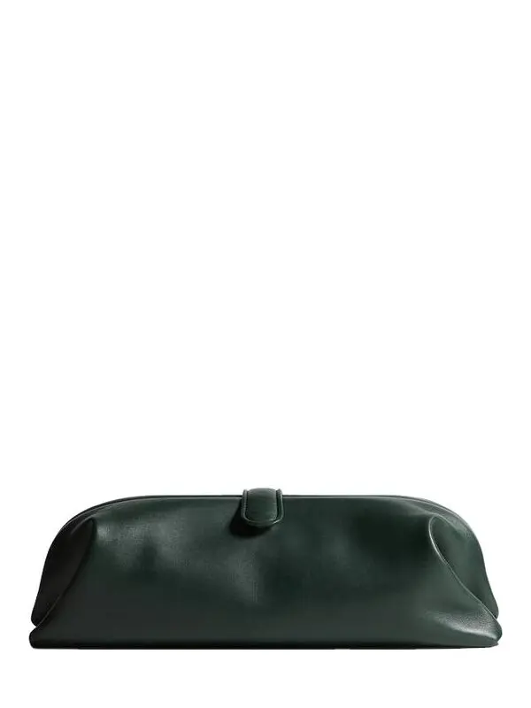 Bottega Veneta Lauren 1979 Elongated Clutch - Alpi Green