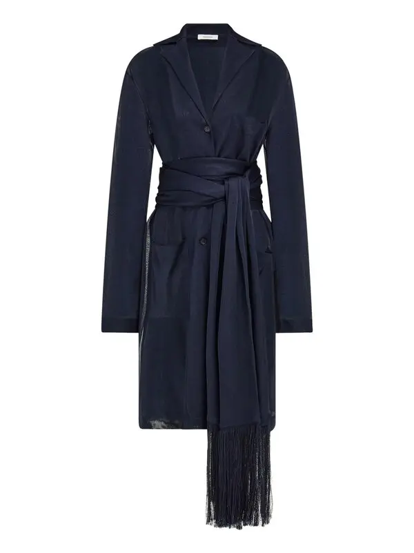 FERRAGAMO Jersey Duster - Blue