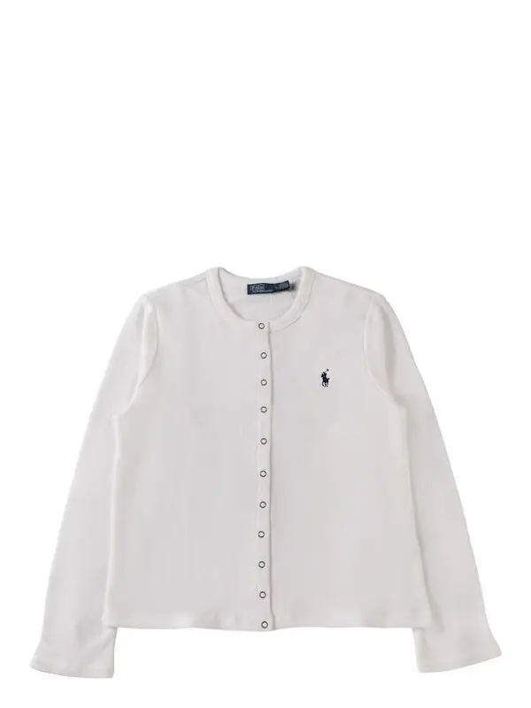 Polo Ralph Lauren Long Sleeve Cardigan - White