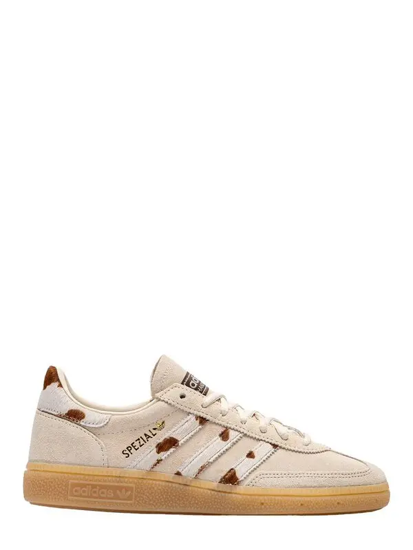 Adidas Handball Spezial Cow Stripes Sneakers - Wonder White/earth Strata/gum 3