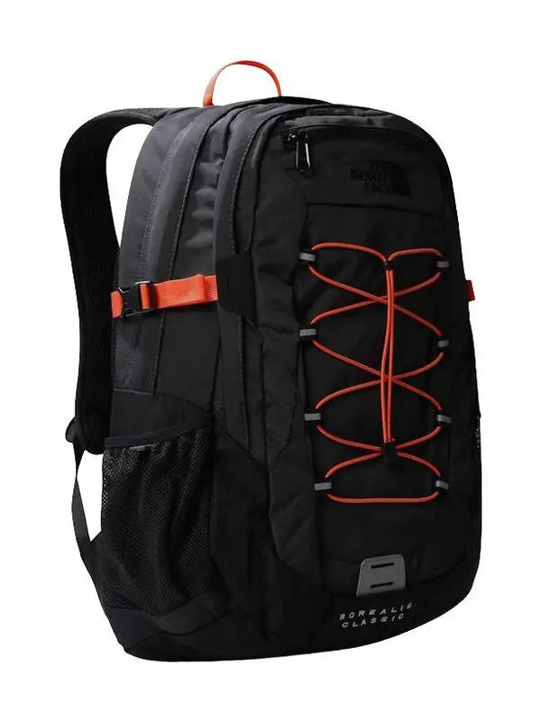 The North Face Borealis Classic Backpack - Asphalt Grey/retro Orange
