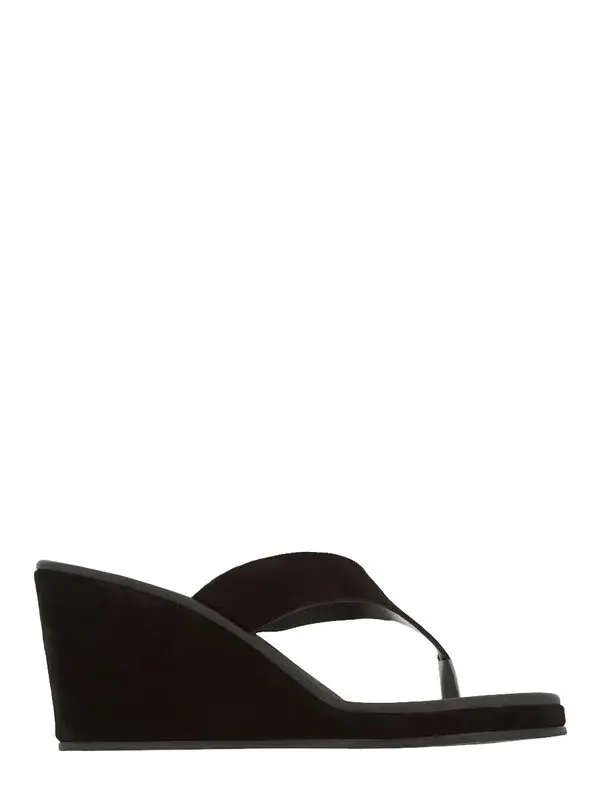 ANCIENT GREEK SANDALS Charys Wedge Sandals - Black