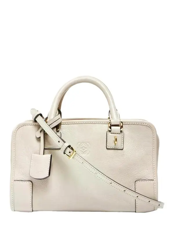 Loewe 2010-2015 Amazona Leather Tote Bag - Neutrals