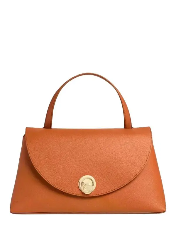 COCCINELLE Nikla Leather Tote Bag - Orange