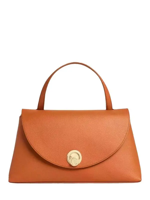 COCCINELLE Nikla Leather Tote Bag - Orange
