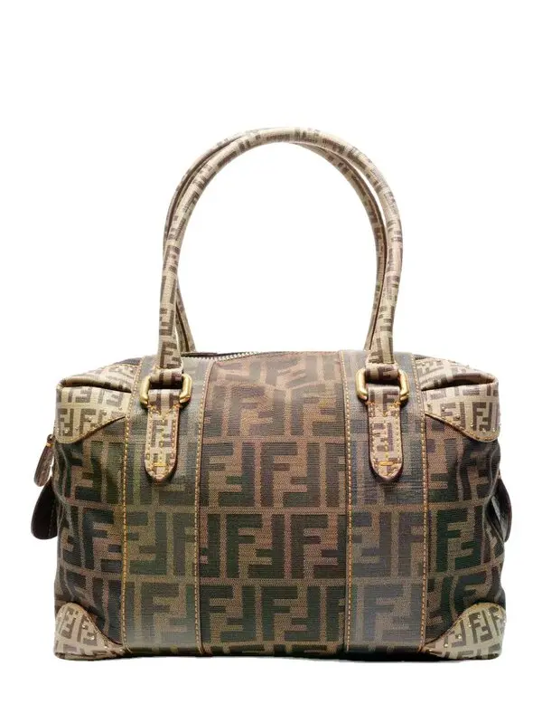 Fendi Zucca Handbag - Brown