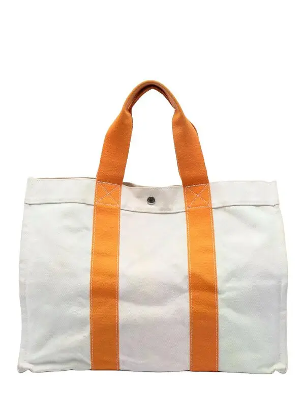 Hermès Toile Bora Bora Gm Tote Bag 2000-2015 - Orange