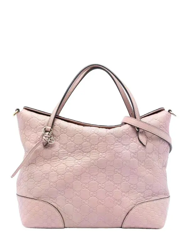 Gucci 2016-2026 Medium Sima Bree Fold Over Tote Satchel - Pink