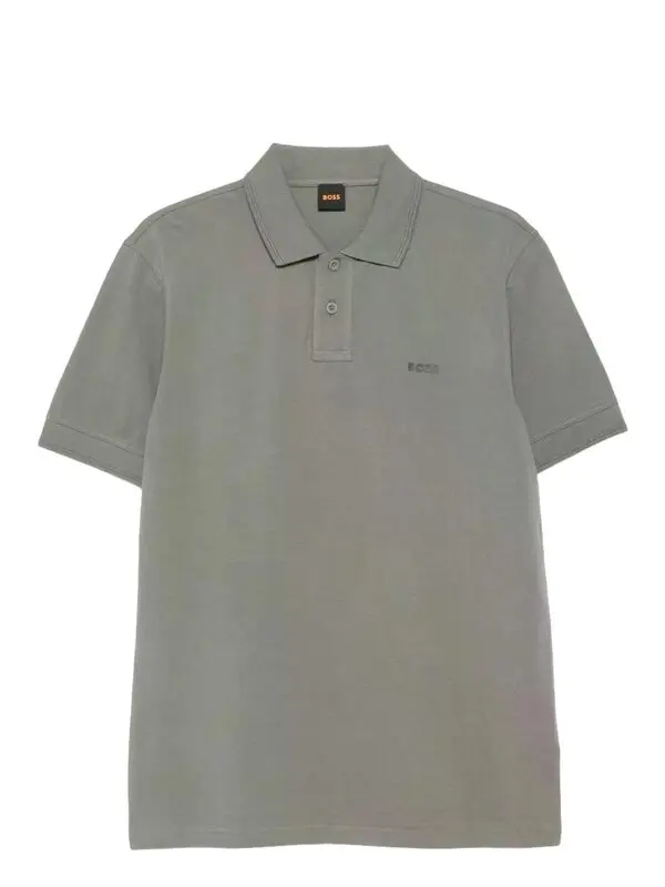 BOSS Button Polo Shirt - Green
