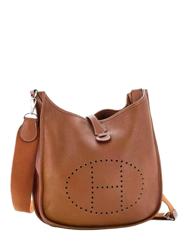 Hermès Evelyne Bag Gen Iii Clemence Pm Crossbody Bag - Brown