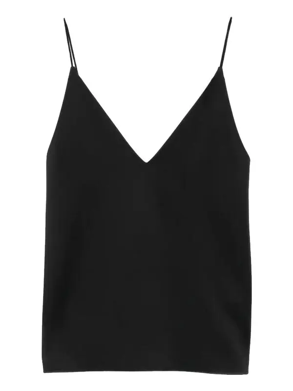 Carven V-neck Camisole - Black