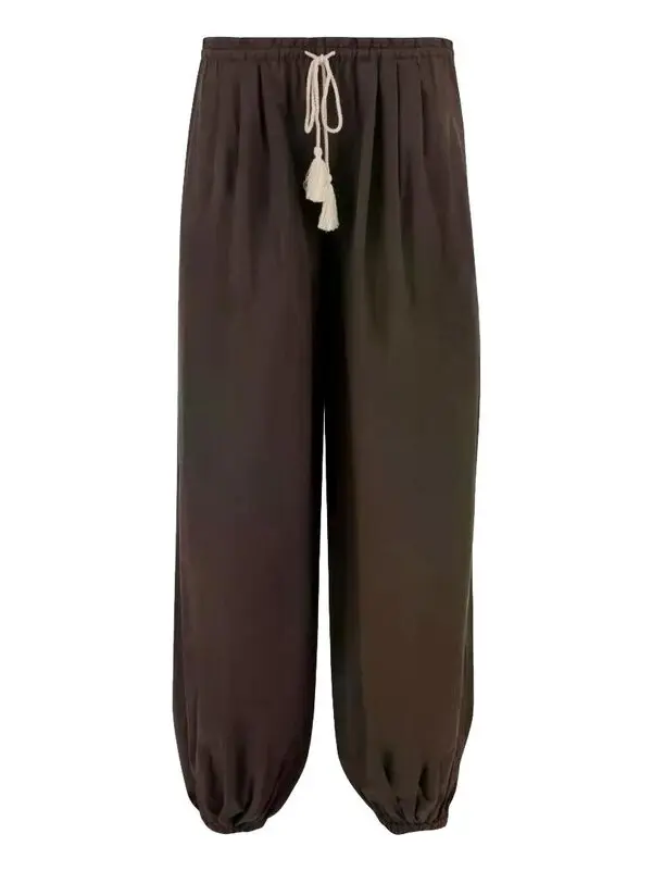 THE GARMENT Drawstring-fastening Trousers - Brown