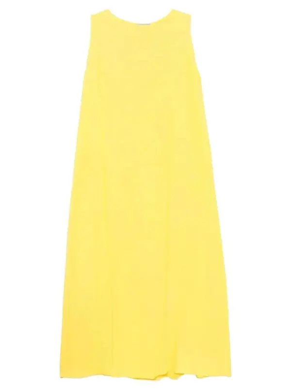 Alberta Ferretti Sleeveless Dress - Yellow
