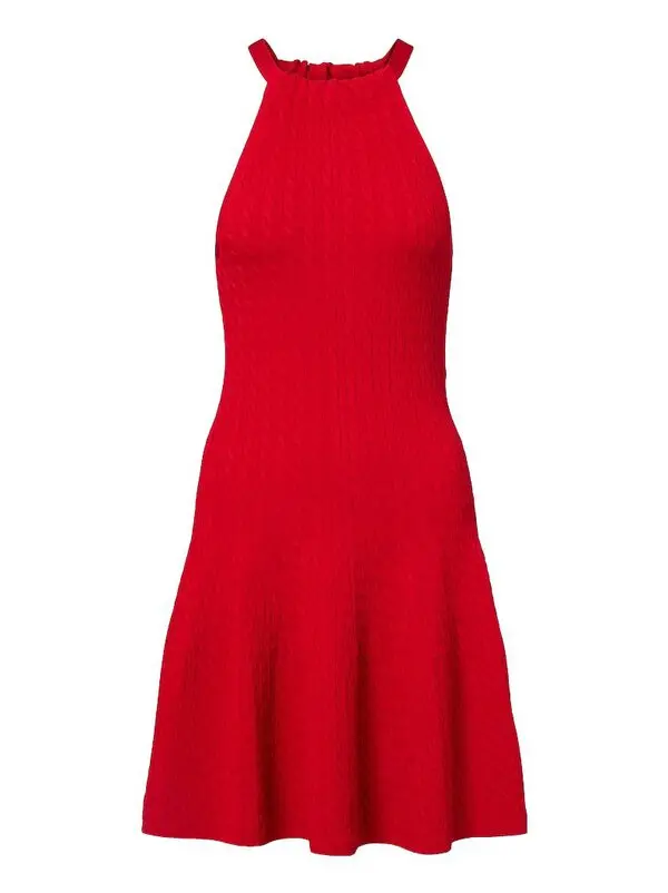 Polo Ralph Lauren Cable-knit Minidress - Red