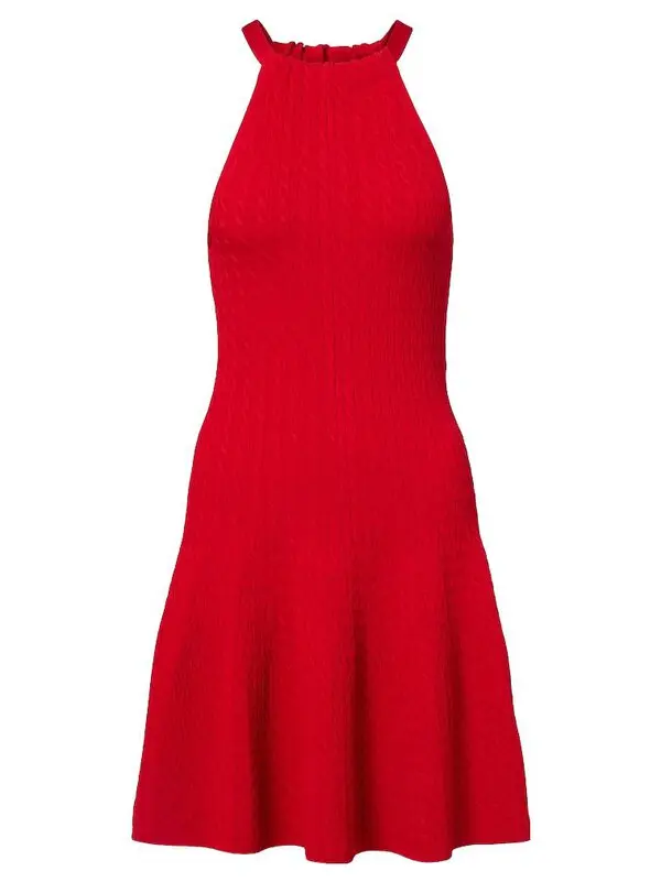 Polo Ralph Lauren Cable-knit Minidress - Red