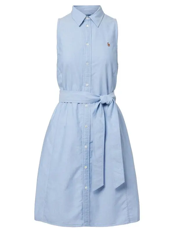 Polo Ralph Lauren Cotton Shirt Dress - Blue