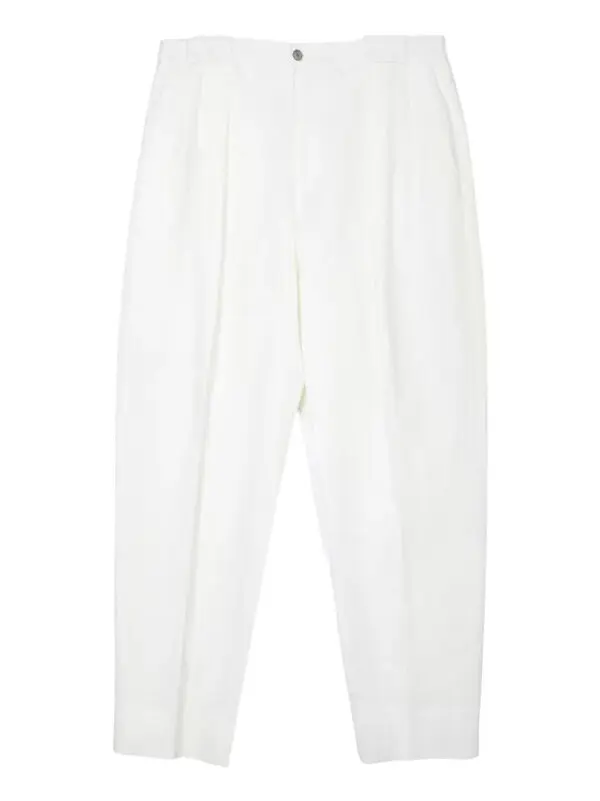 BRIGLIA 1949 Pleated Trousers - White