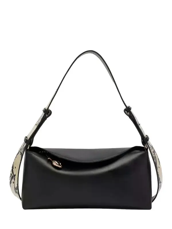 Erdem East West Bloom Shoulder Bag - Black