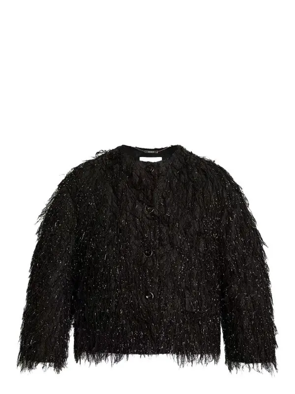 Erdem Fringed Jacket - Black