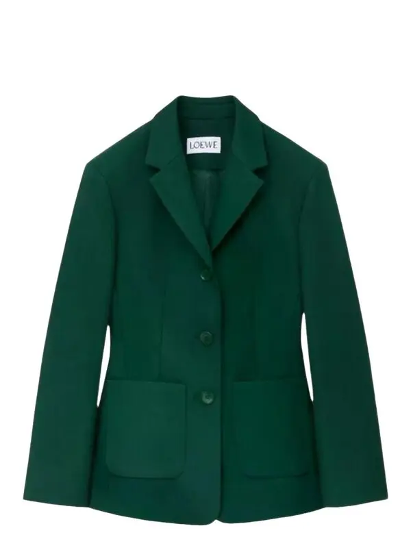Loewe Wool Blazer - Green