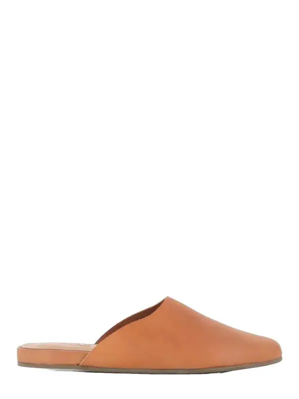 ANCIENT GREEK SANDALS Leather Flat Mules - Neutrals