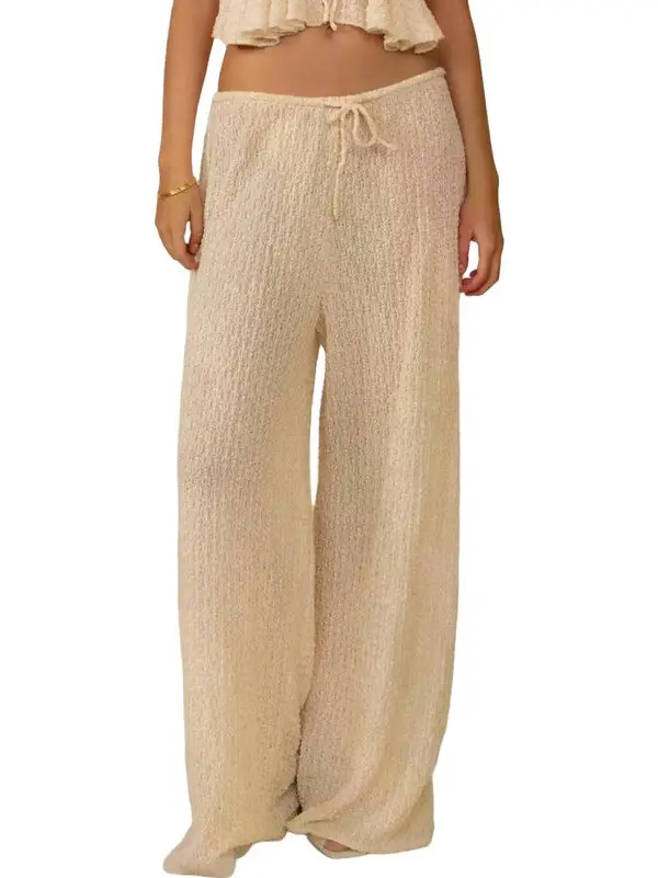 MONTCE Amalia Drawstring Trousers - Neutrals
