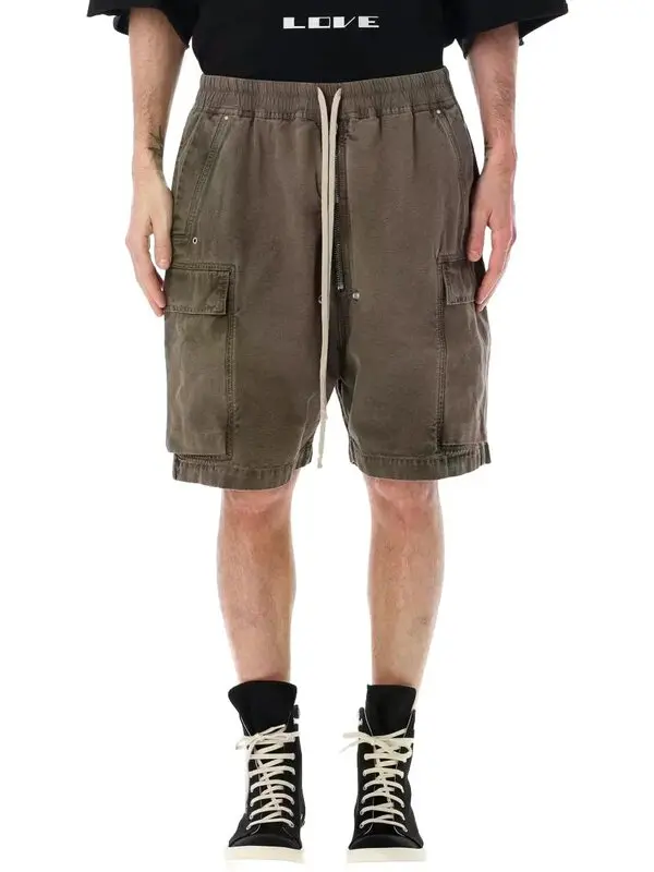 Rick Owens Cargo Shorts - Brown
