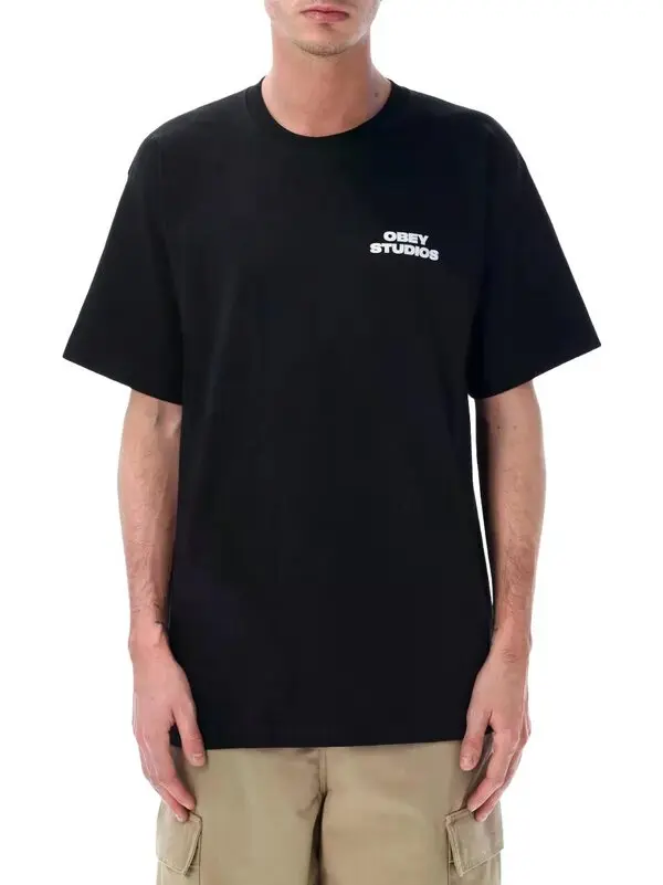 Obey Skyface T-shirt - Black