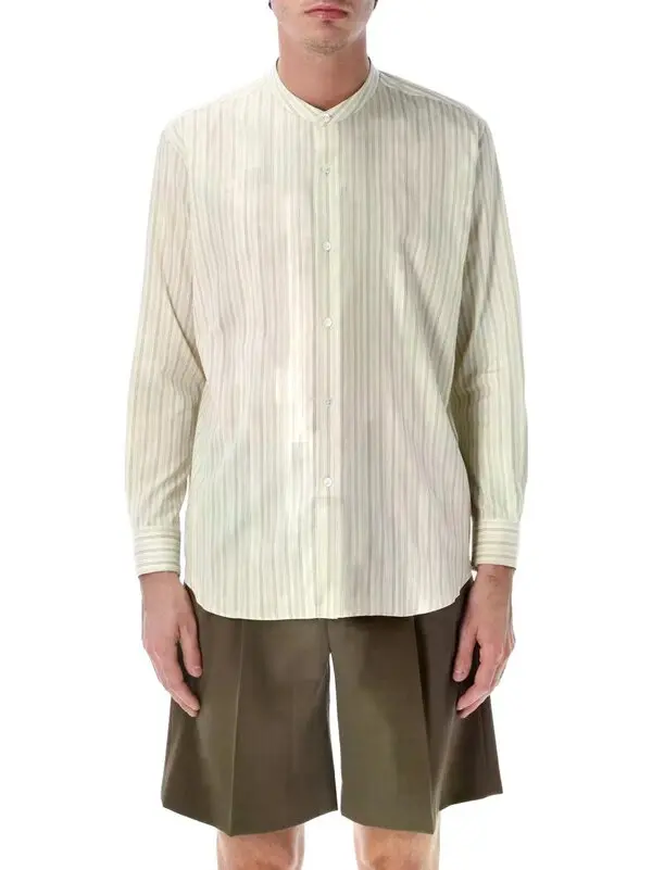 Auralee Striped Shirt - Neutrals