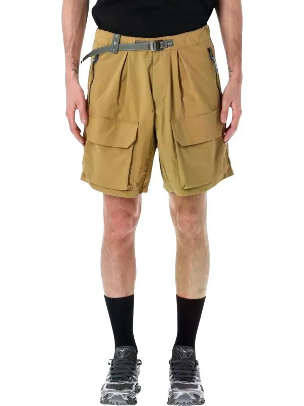 AND WANDER Twill Cargo Shorts - Neutrals