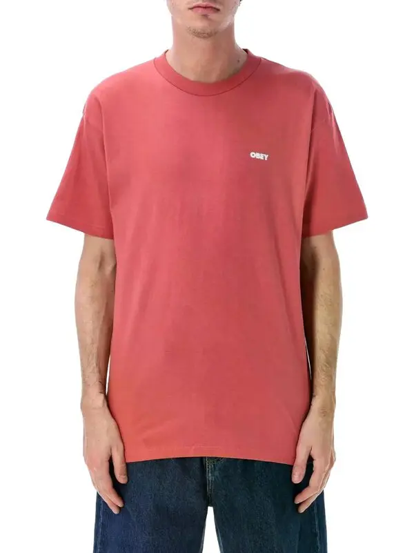Obey Peep Hole T-shirt - Red