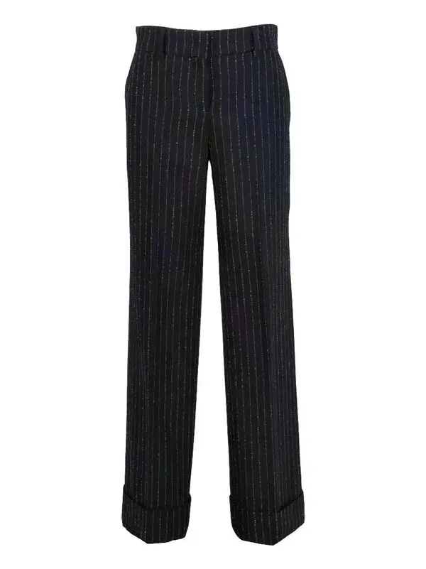 Incotex Pinstriped Trousers - Blue