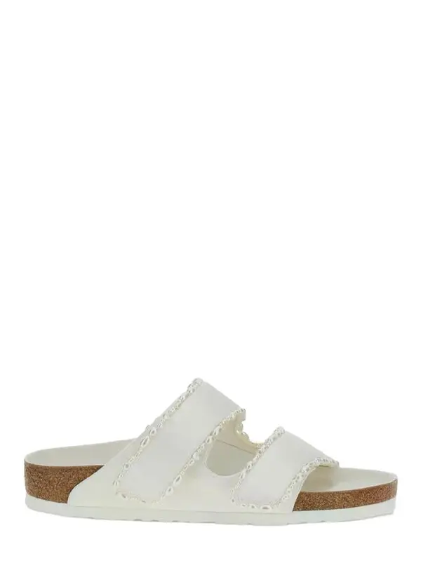 BIRKENSTOCK Arizona Pearl Embellished Sandals - White