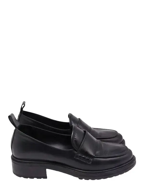 AeydĒ Ruth Leather Loafers - Black