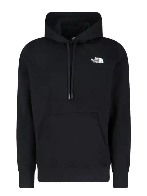The North Face Logo-embroidered Hoodie - Black