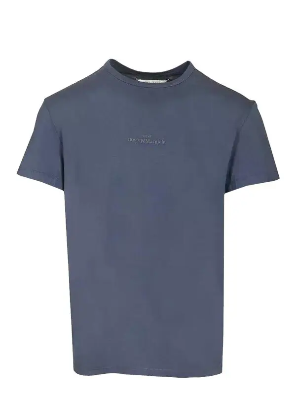 MAISON MARGIELA Embroidery T-shirt - Blue
